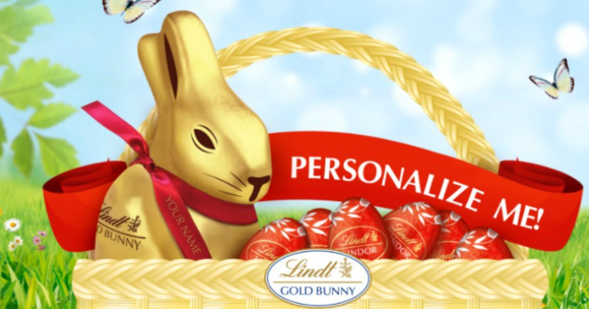 Three FREE Personalized Easter Ribbons From Lindt!