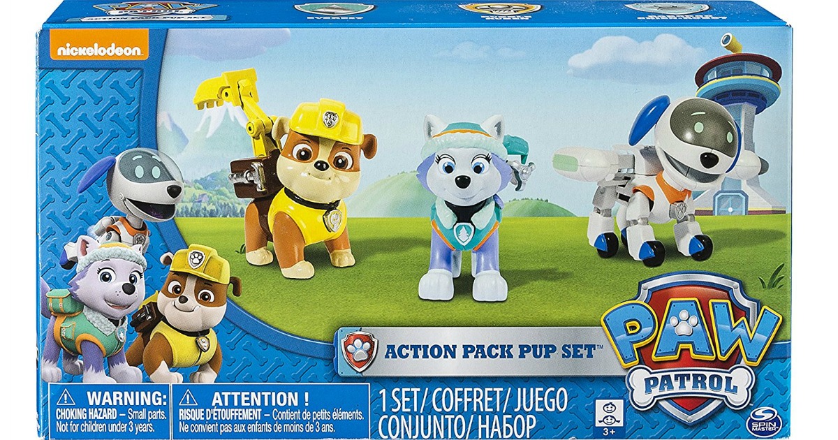 Amazon: Paw Patrol Action Pups 3-Pack Only $8.37 (Regularly $20)