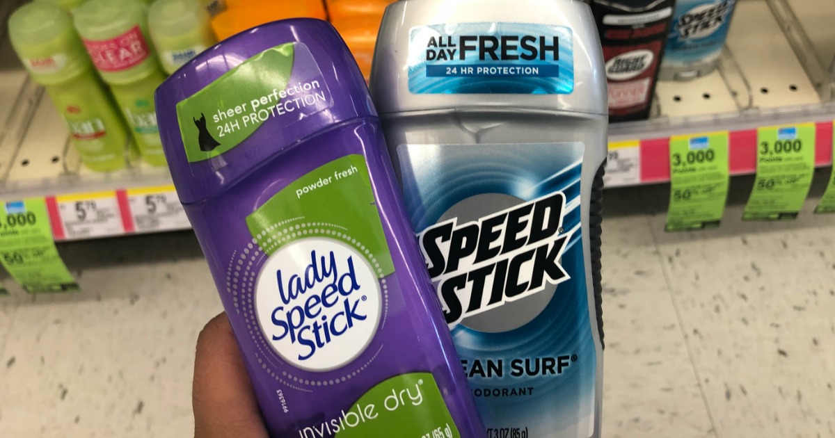 Speed Stick Deodorant Only 24¢ After Rewards at Walgreens