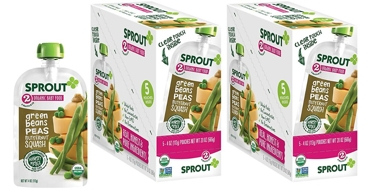 Amazon: Sprout Organic Baby Food Pouches 10-Pack Only $8.99 Shipped ...