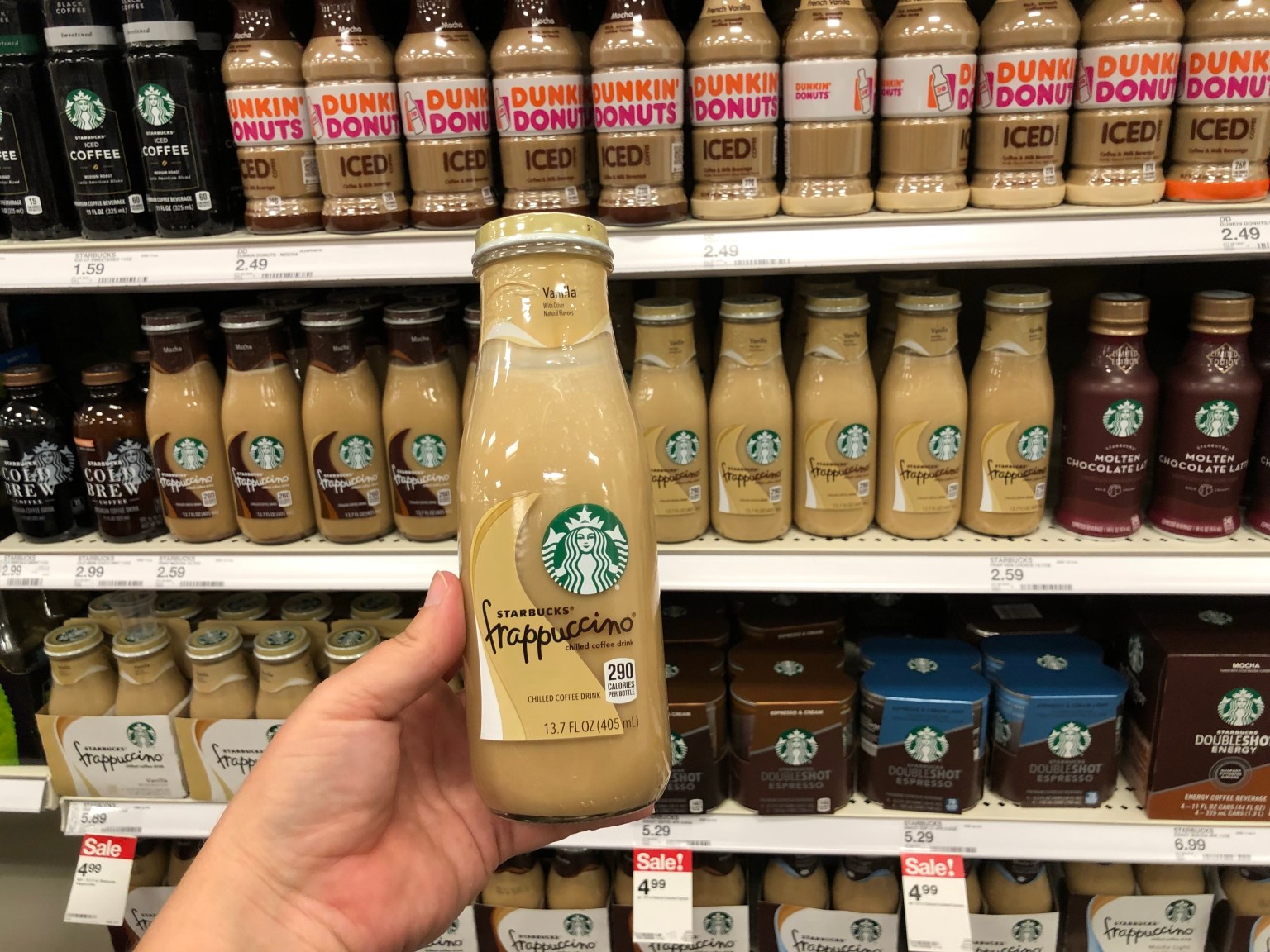 50% Off Aquafina & Starbucks Drinks at Target