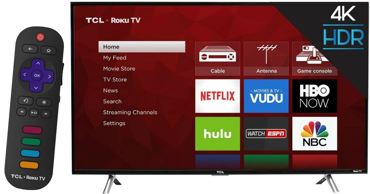TCL 43" 4K Roku Smart LED TV Just $254.99 Shipped + More