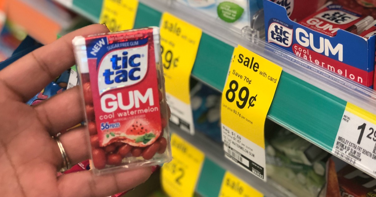 Tic Tac Gum Only 39¢ at Walgreens