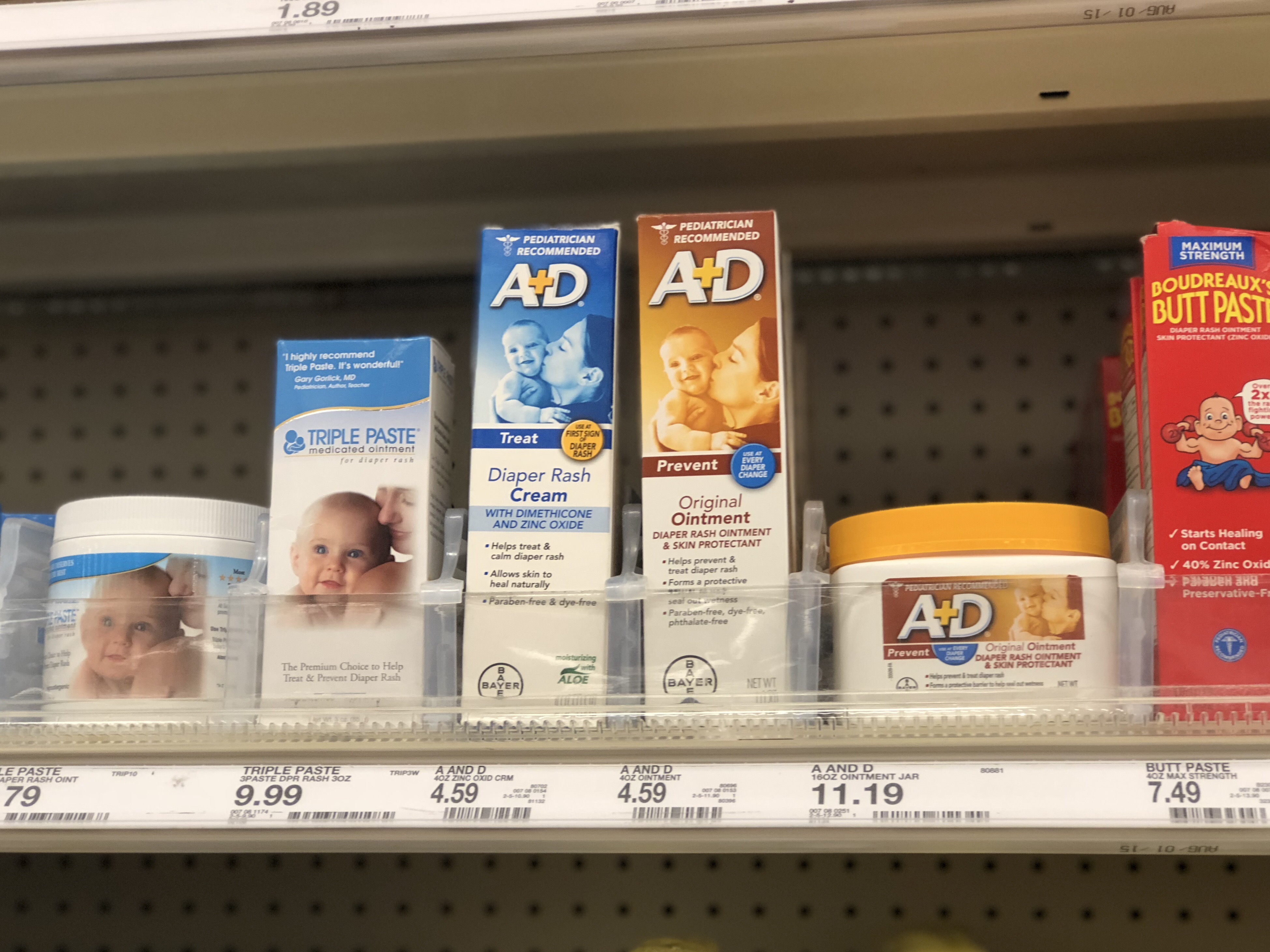 Over 40% Off A+D Baby Diaper Rash Ointment at Target