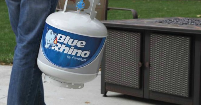 Up To $6 Off Blue Rhino Ready-To-Grill Propane Tank