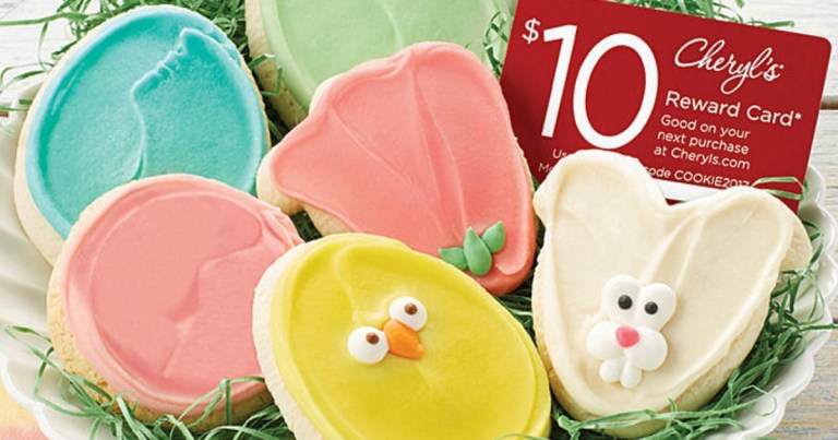 Cheryl's Cookies Easter Cookie Sampler AND $10 Reward Card ONLY $9.99 ...