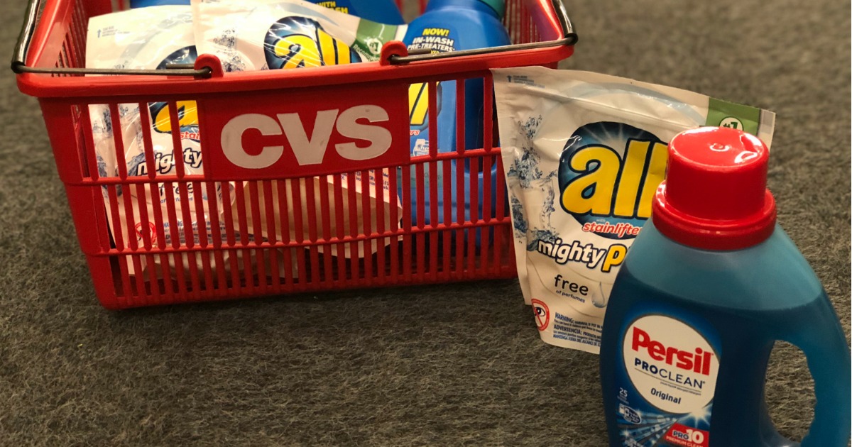 All & Persil Laundry Detergents Only $1.85 Each After Rewards at CVS