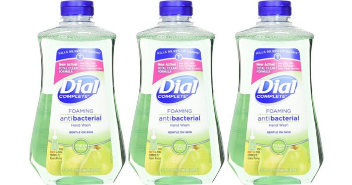 Amazon: Dial Complete Foaming Hand Wash Refill 3-Pack Bottles Only $5. ...