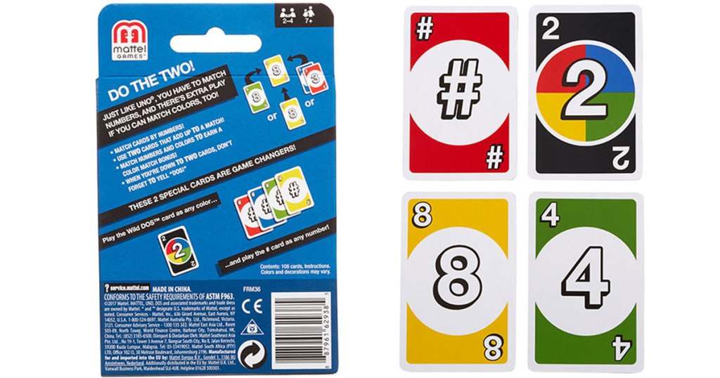 Like UNO? Mattel's New DOS Card Game Now Available at Target • Hip2Save