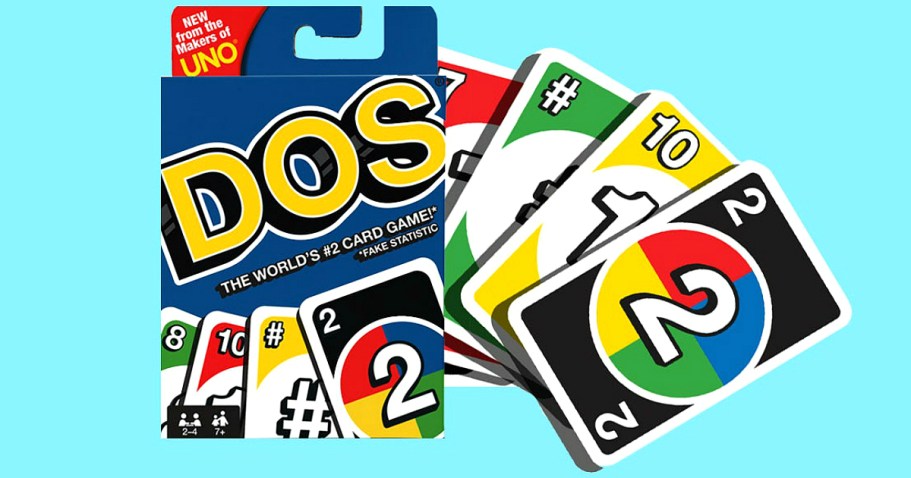 Like UNO? Mattel's New DOS Card Game Now Available at Target
