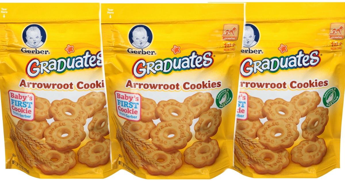 Amazon Family: Gerber Graduates Arrowroot Cookies 4-Pack Only $4.85 ...