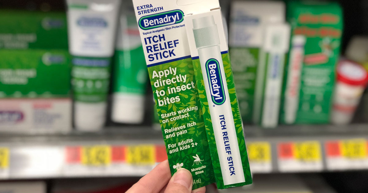 Benadryl Itch Relief Stick Only $1.75 Shipped on Amazon (Regularly $4 ...