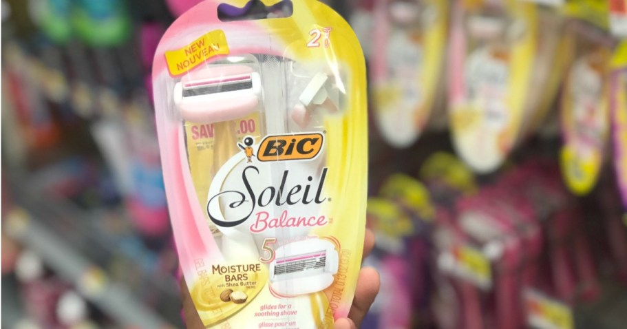 High Value $4/1 BIC Soleil Balance Razor Coupon = ONLY $1.97 at Walmart