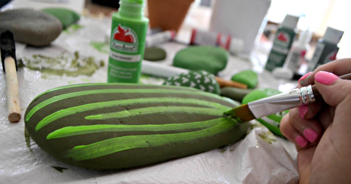 DIY Cactus Rocks Garden Craft (Fun for All Ages) - Hip2Save
