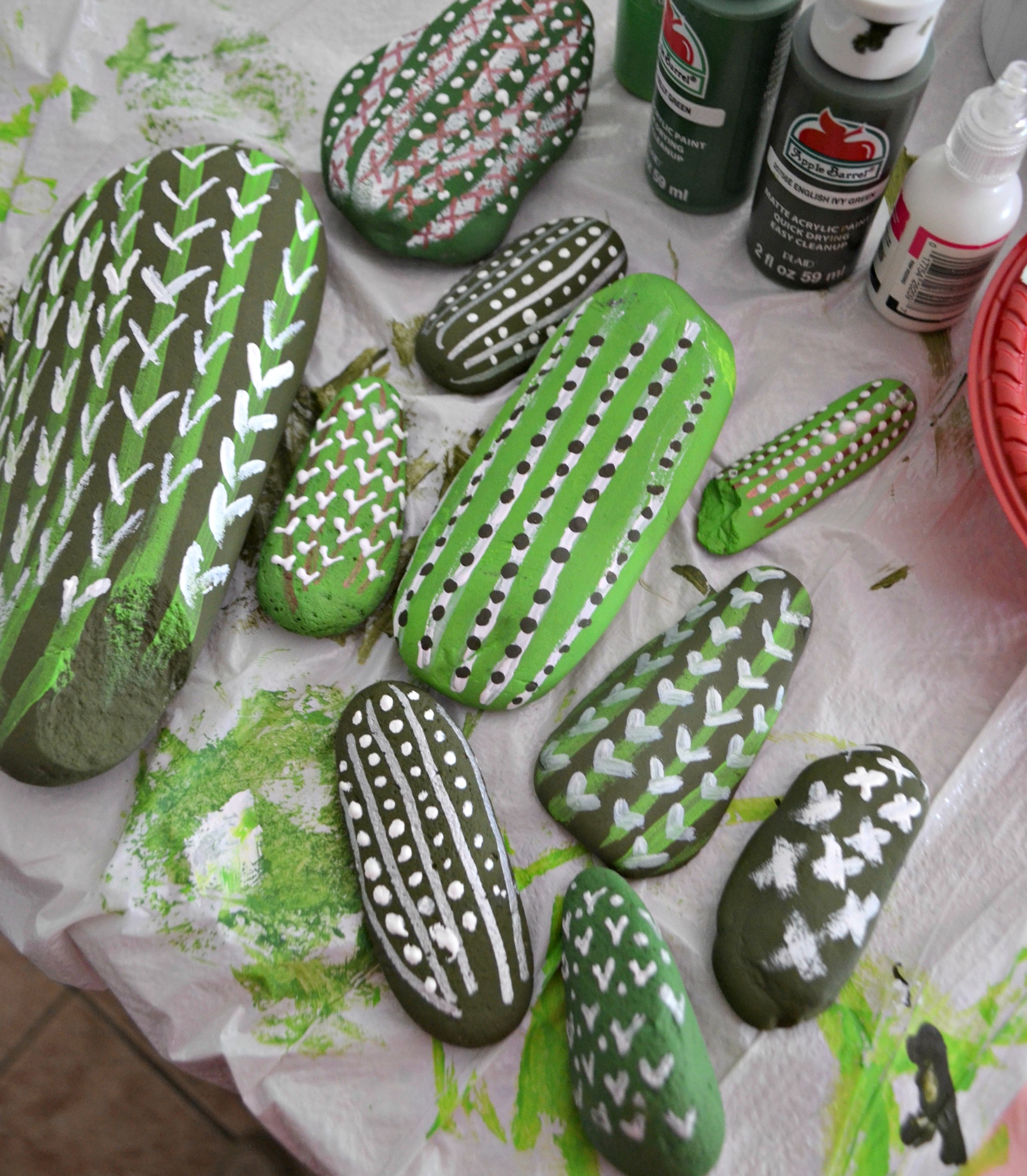 DIY Cactus Rocks Garden Craft (Fun for All Ages) - Hip2Save