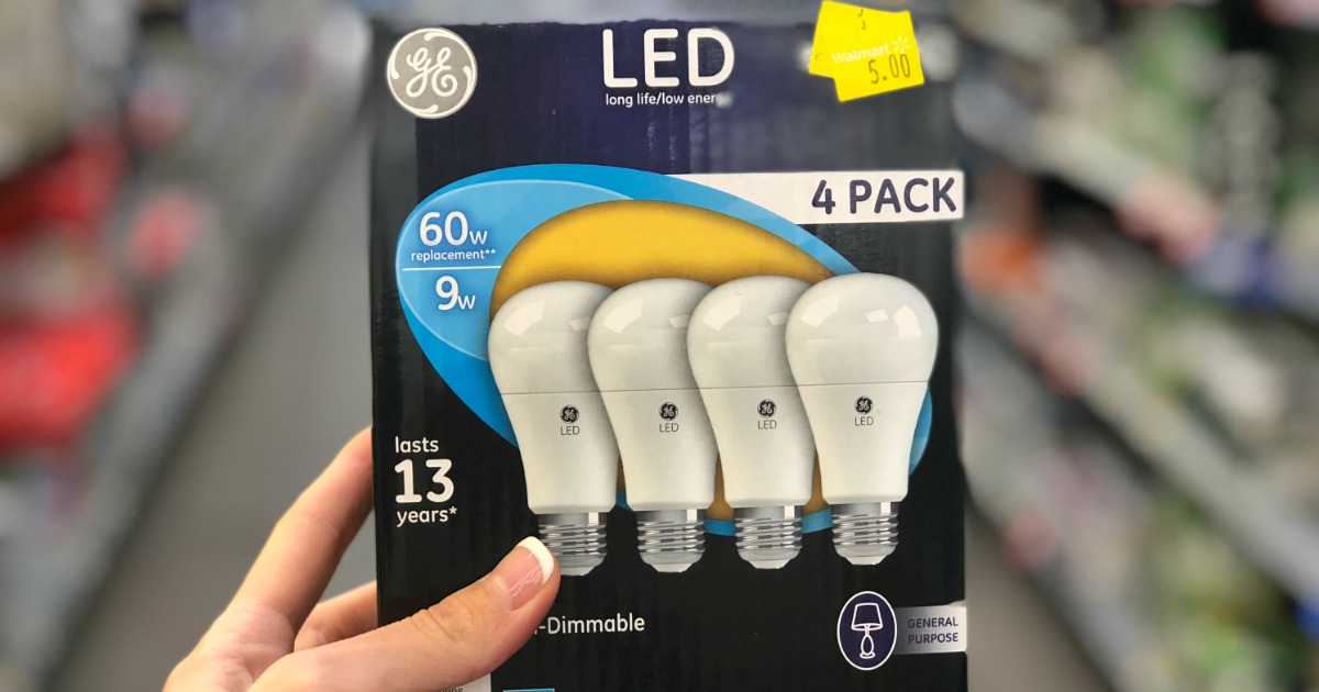 Over 50% Off GE LED Light Bulbs at Walmart