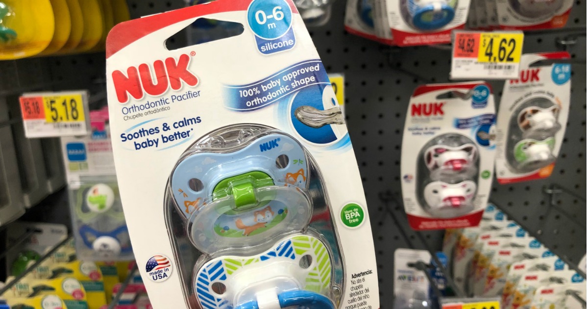 Nuk Pacifier 2 Packs as Low as $1.62 at Walmart + More