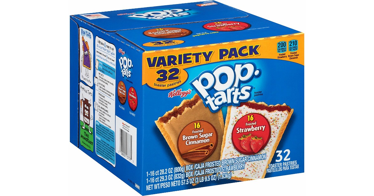 Amazon: Pop-Tarts 32-Count Variety Pack Just $6.59 Shipped (Only 21¢ Each)