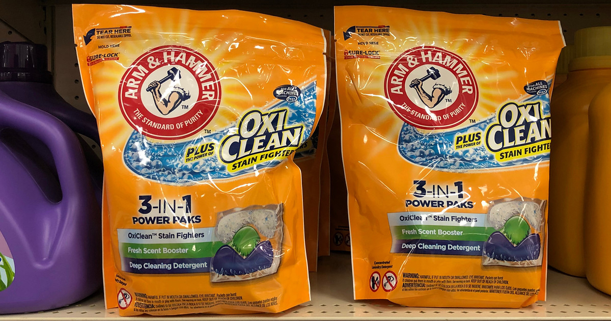 Arm & Hammer Power Paks Laundry Detergent Only 95¢ at Family Dollar ...