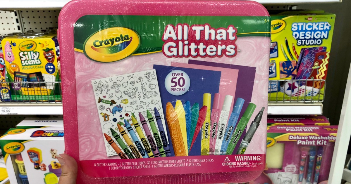 Crayola All That Glitters Art Kit Only $9.74 at Target - Just Use Your ...