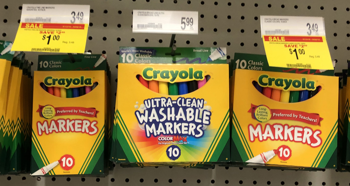 50¢ Crayola Crayons, $1 Crayola Colored Pencils & More at Office Depot ...