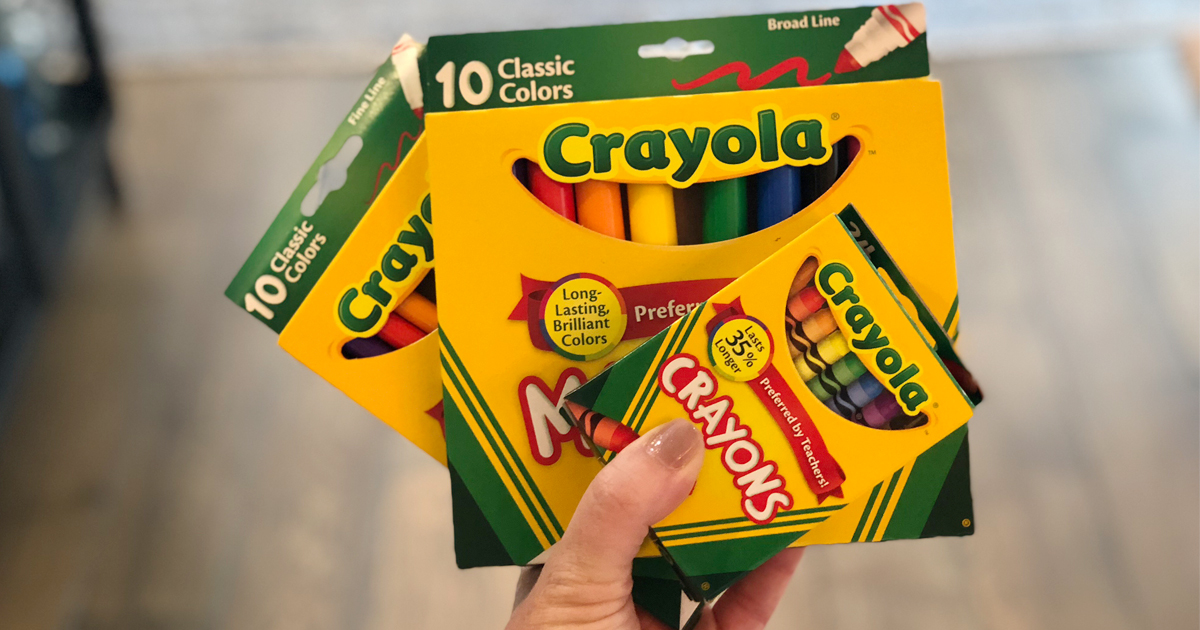 50¢ Crayola Crayons, $1 Crayola Colored Pencils & More at Office Depot ...