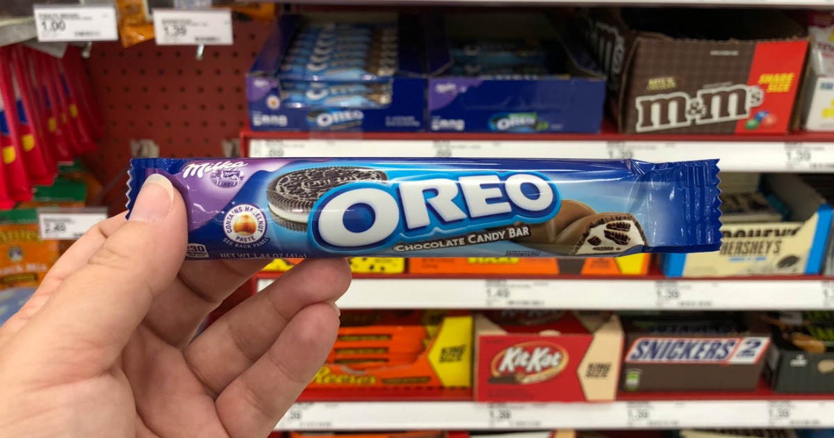 Milka OREO Chocolate Candy Bars as Low as 12¢ at Target