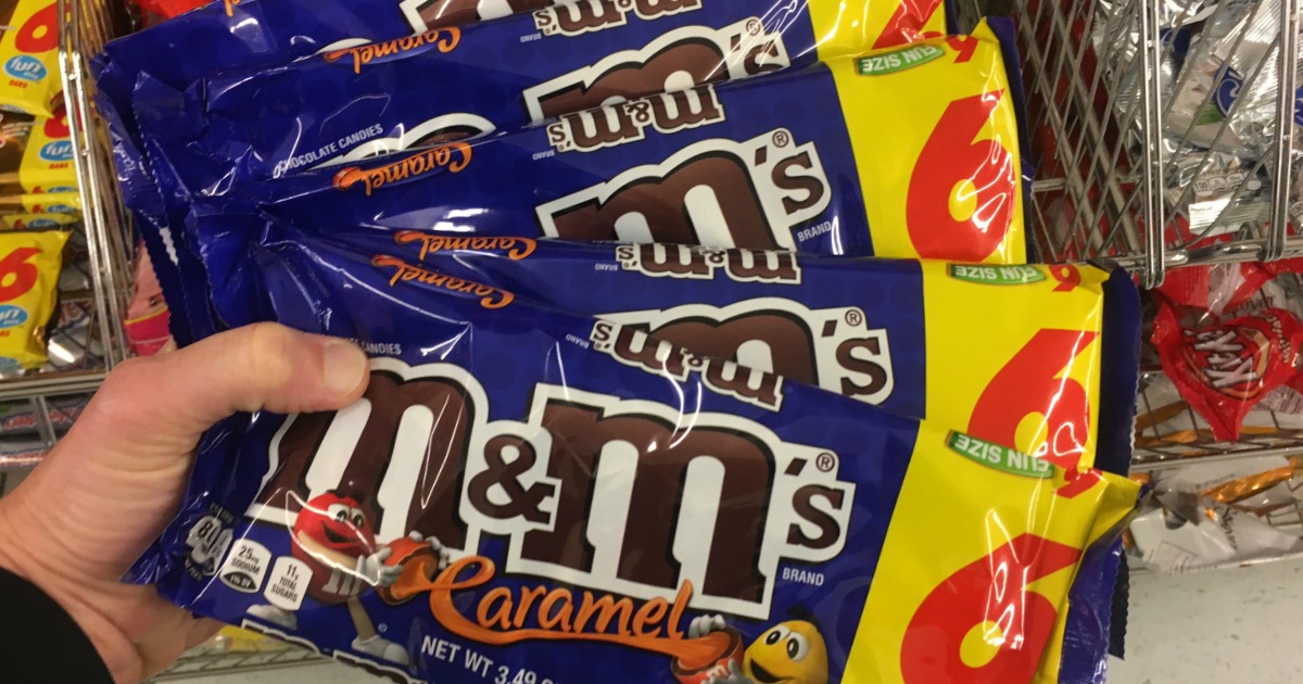 Five FREE M&M's Caramel Fun Size 6-Count Packs at Dollar Tree After ...
