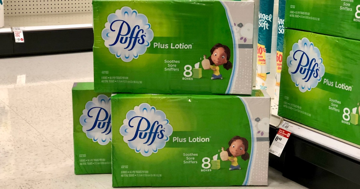 24 Puffs Facial Tissues Only $14.20 Shipped After Target Gift Card