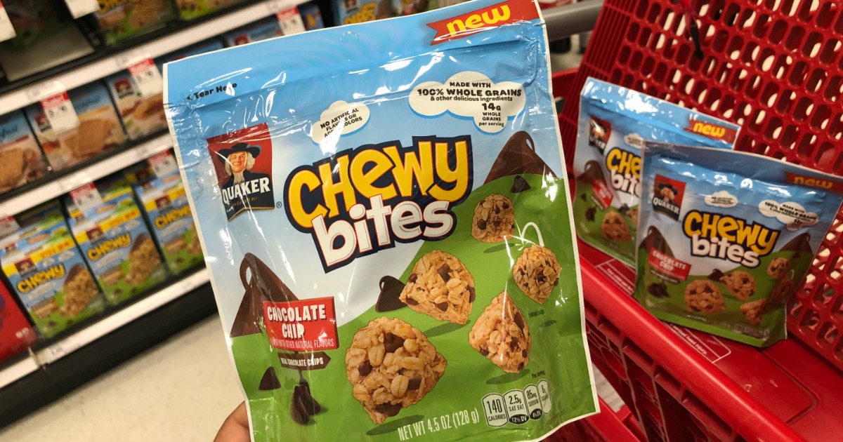 Target: 50% Off Quaker Chewy Bites (Just Use Your Phone)