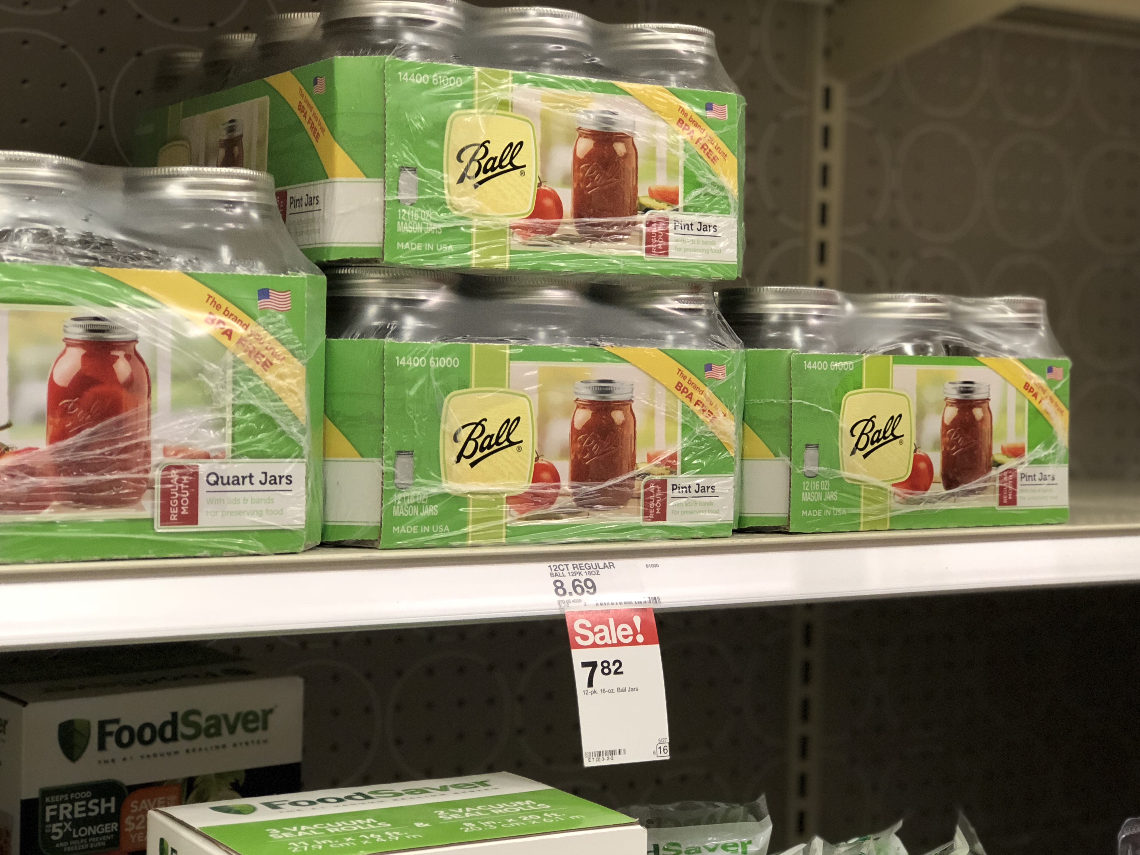 High Value $2/1 Ball or Kerr Jars 12-Pack Coupon = Only 28¢ Per Jar ...