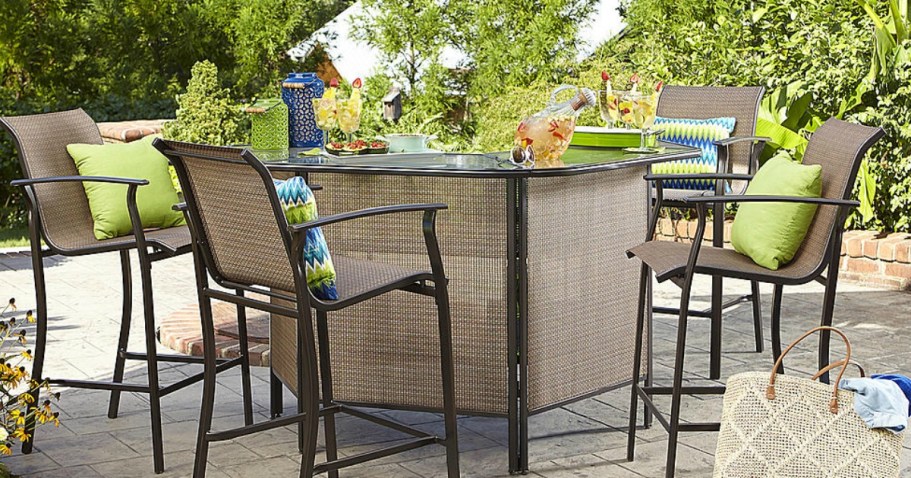 Sears: Garden Oasis Harrison 5 piece Outdoor Bar Set Only $314.99 ...
