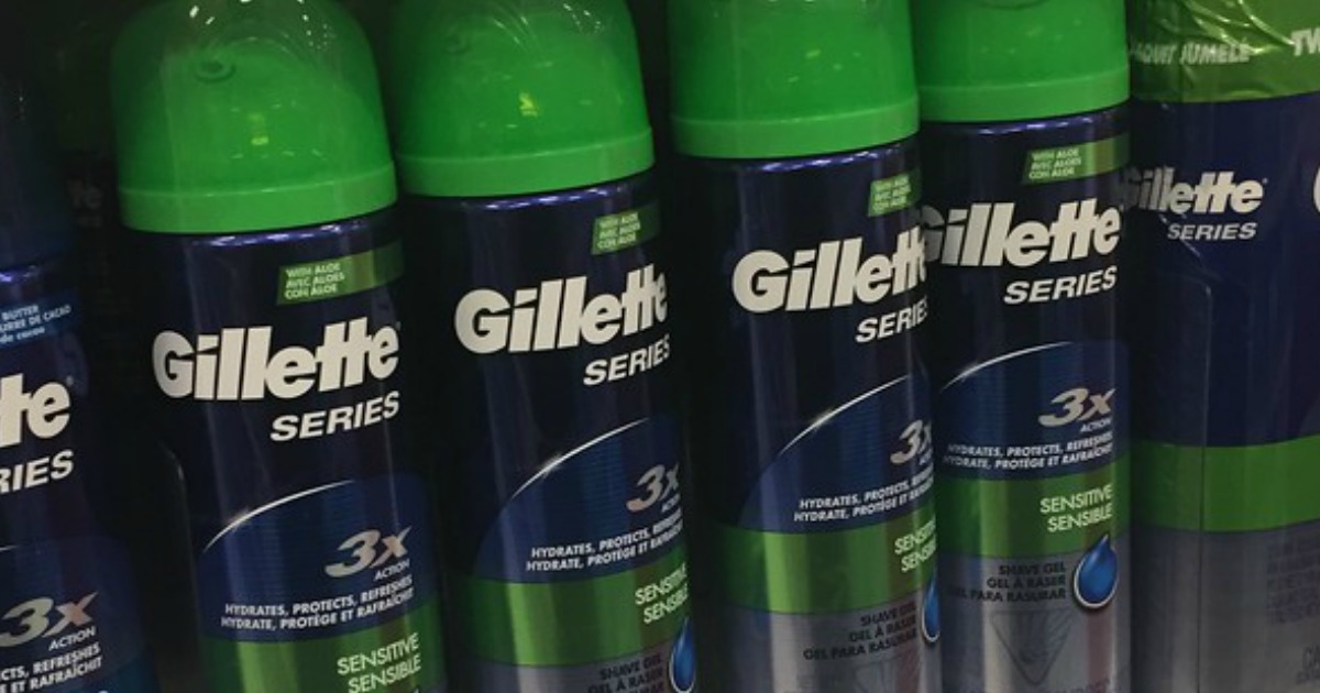 Amazon: Gillette Sensitive Skin Shave Gel 6-Pack Just $11.07 (Only $1. ...