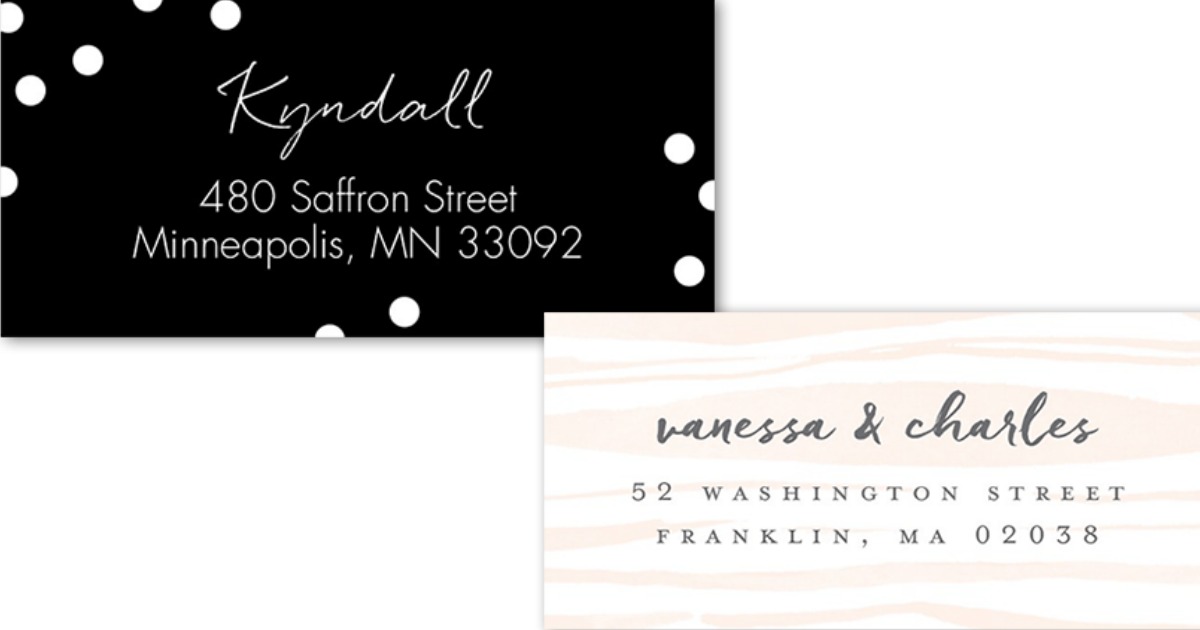 WOW! FOUR Sets of Personalized Address Labels Only $2.99 Shipped (Just ...