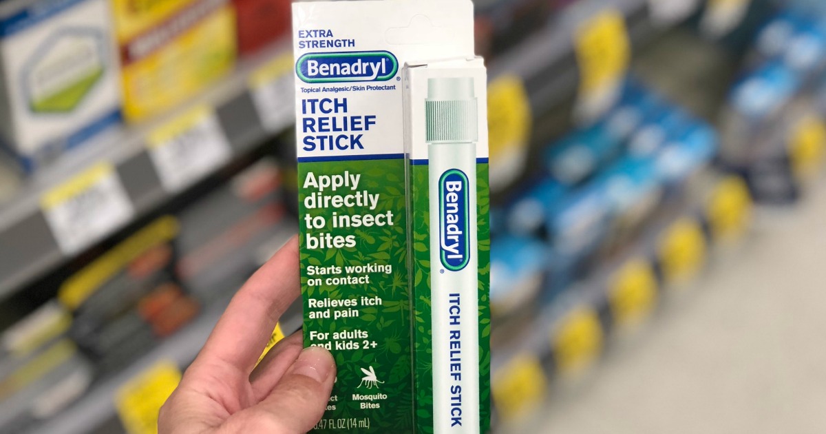Benadryl Itch Relief Stick 3-Pack Only $6.54 Shipped on Amazon ...