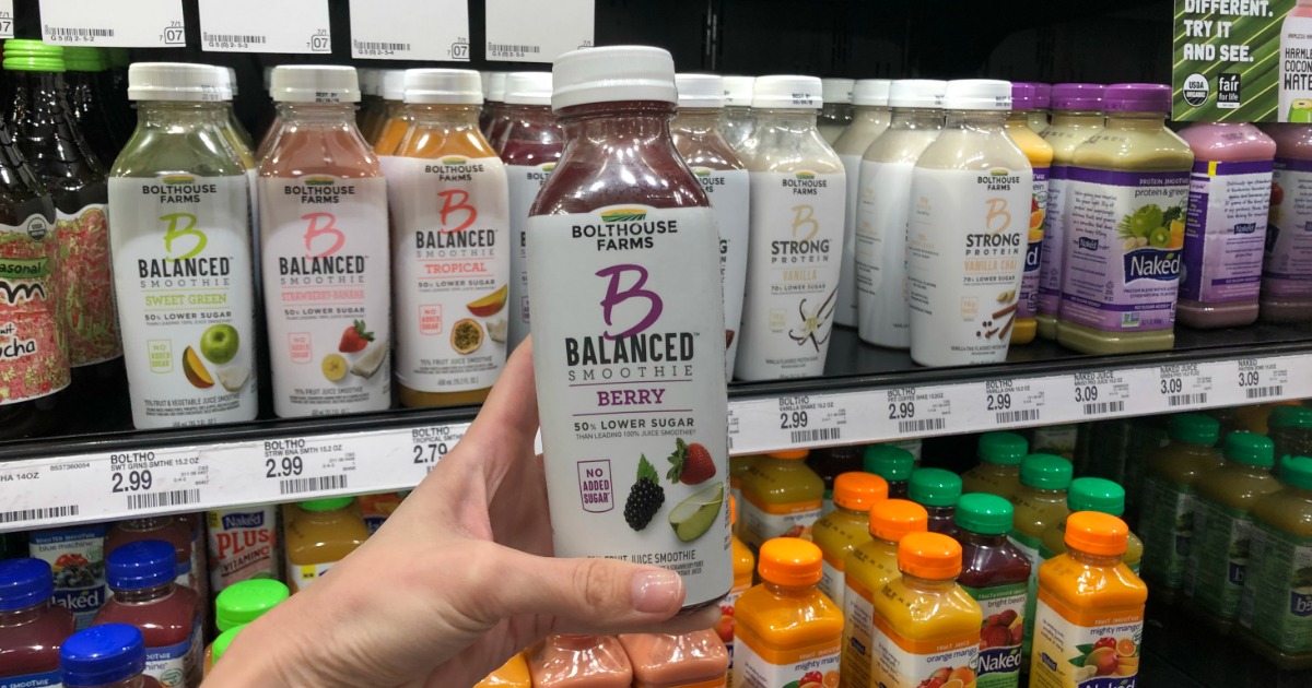 Bolthouse Farms B Balanced Berry Smoothie Just 37¢ After Cash Back at ...
