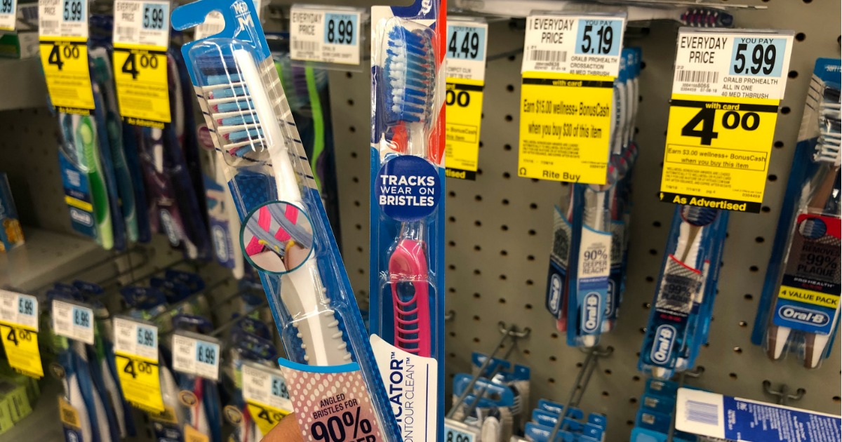 Better Than Free Oral-B Toothbrush After Rite Aid Rewards ($5.99 Value)