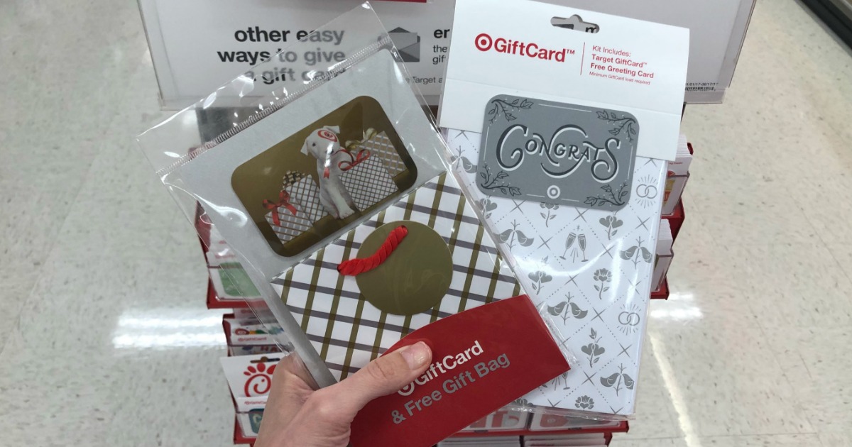Free Greeting Card or Gift Bag w/ Target Gift Card Purchase (In-Store ...