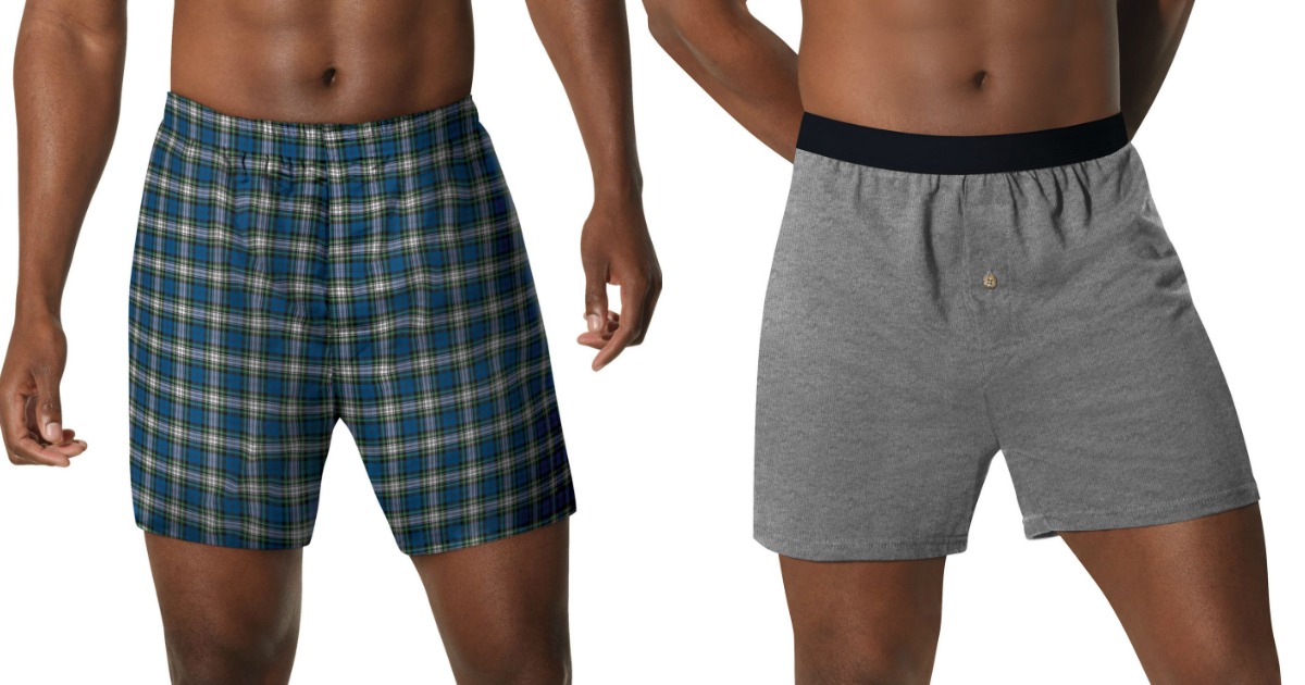 Hanes Mens Boxers 10 Count Packs Only 16 96 Just 1 70 Per Pair