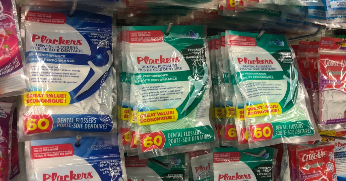 Plackers Dental Flossers Only $1 at Dollar Tree