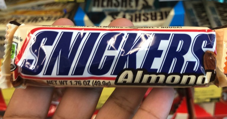 Snickers Almond Milk Chocolate Full-Size Bars 24-Pack Only $21.97 ...