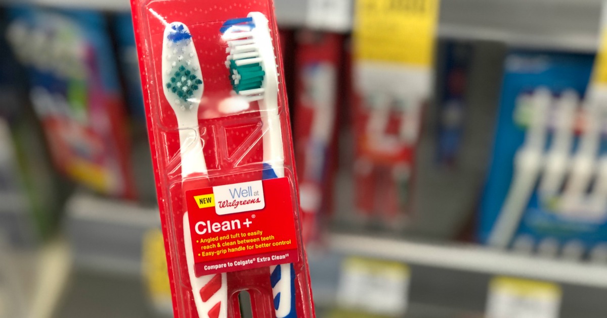 Walgreens Toothbrush 2-Packs Just $1.29 Each After Rewards (Only 65 ...