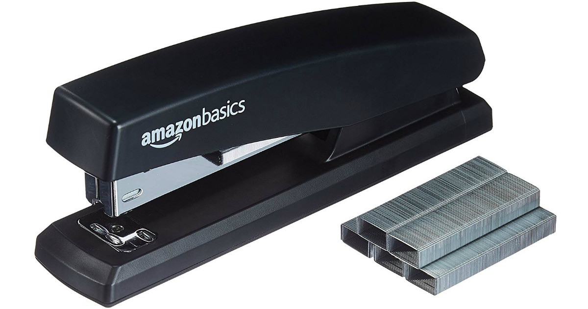 AmazonBasics Stapler with 1000 Staples Only $3.19 (Ships w/ $25 Order)