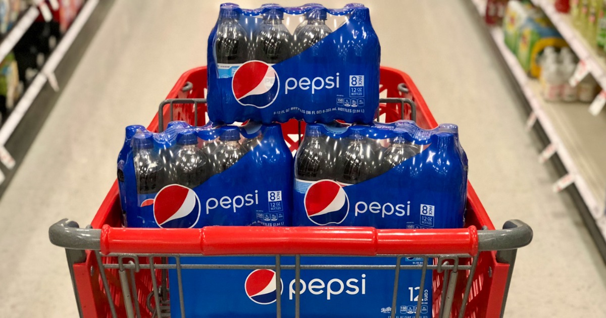 Pepsi 8-Pack Bottles & 12-Pack Cans as Low as $1.81 Each After Cash ...