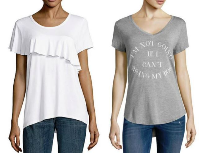 Women's Tops as Low as $1.39 at JCPenney.com (Regularly $17+) + More ...