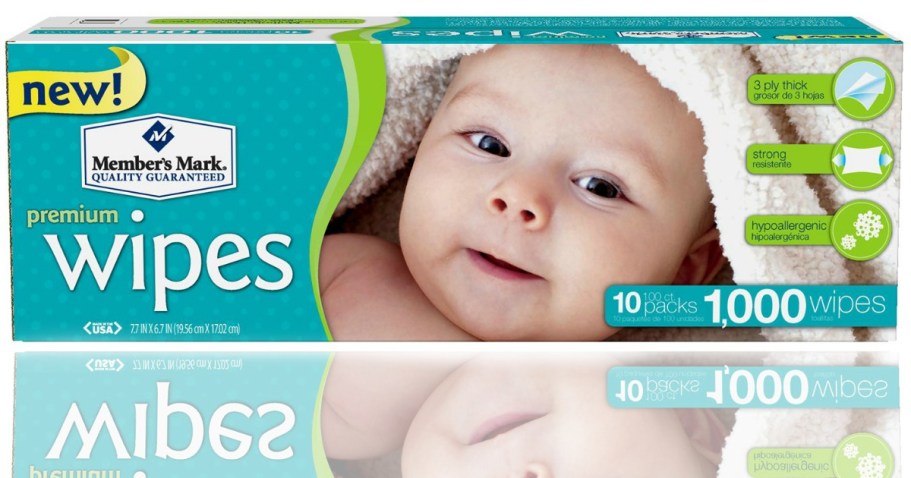 Sam’s Club: Member's Mark Premium 1,000 Count Baby Wipes Only $14.86 ...
