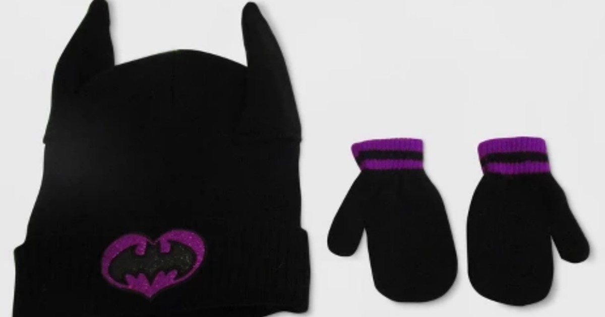 Batgirl Hat & Mittens Set Just $6.99 (Regularly $10) + More