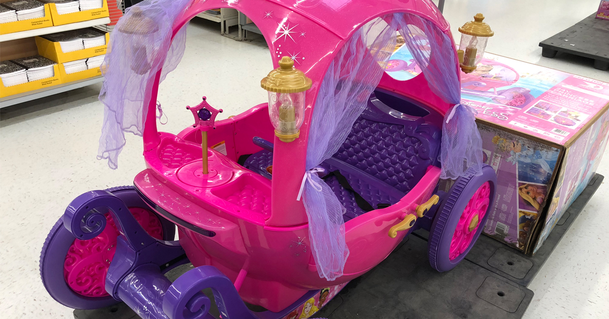 Disney Princess Carriage Ride-On Toy Only $298 at Walmart (Regularly $398)
