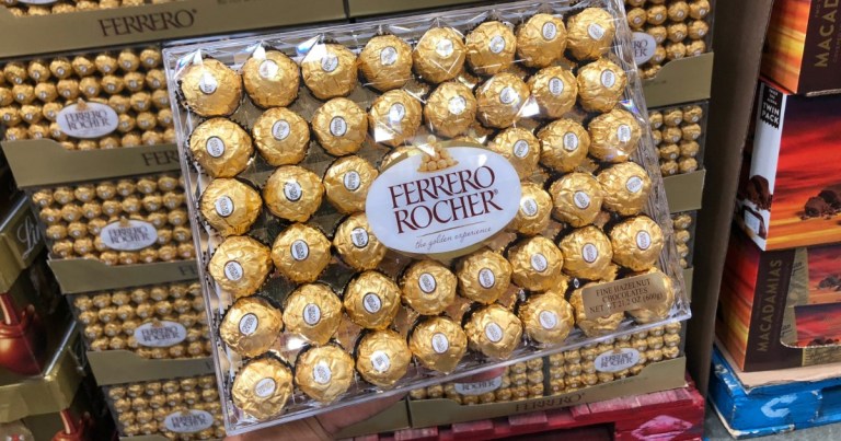 Ferrero Rocher Hazelnut Chocolates 48-Count Pack ONLY $9.59 at Costco