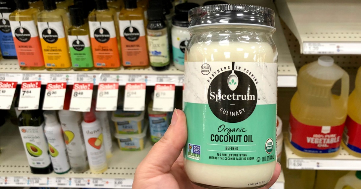 Over 35% Savings on Spectrum Organic Coconut Oil at Target (Just Use ...